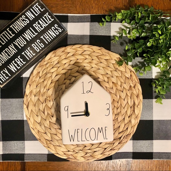 Rae Dunn | Accents | Rae Dunn Home Ceramic Birdhouse Desk Shelf Clock ...